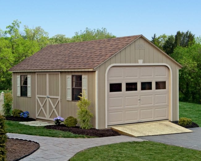 Painted Garage Cape Cod » Green Acres Outdoor Living