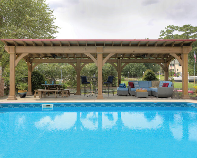 Santa Fe Cedar Pavilion | Green Acres Outdoor Living - Marietta, GA