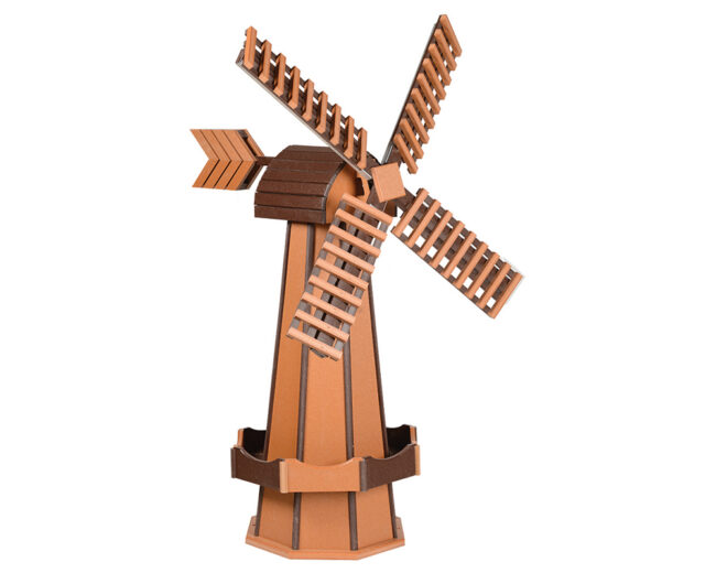 Poly Cedar & Brown Windmill | Green Acres Outdoor Living