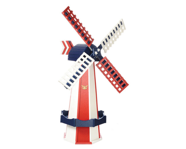 Patriotic Windmill - Lawn Ornaments | Green Acres Outdoor Living