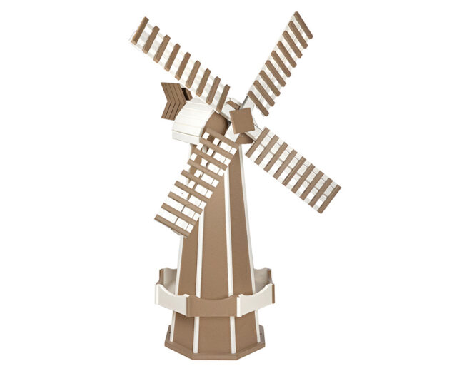 Weatherwood & White Windmill | Green Acres Outdoor Living