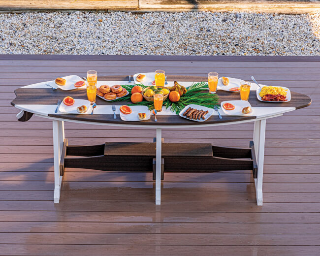 Surf-Aira 8' Surfboard Table | Green Acres Outdoor Living