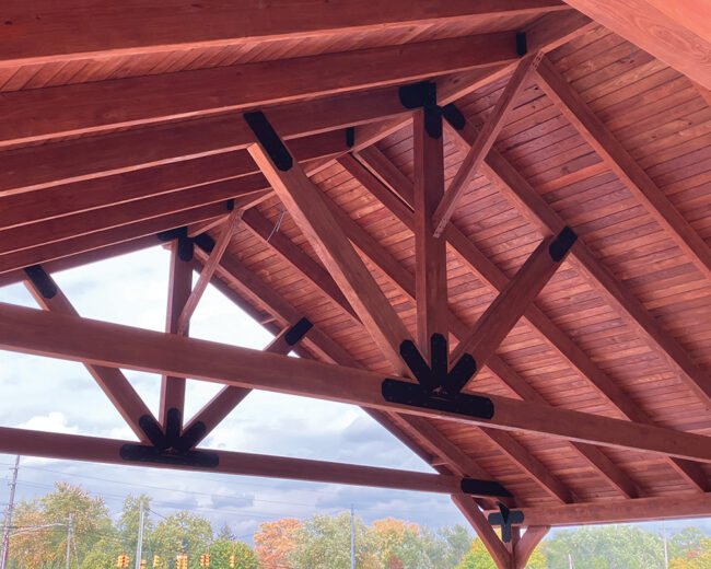 Palatian Wood Pavilion | Green Acres Outdoor Living