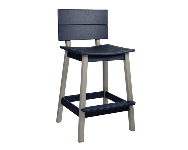 Surf-Aira Saddle Stool w/ Back | Green Acres Outdoor Living