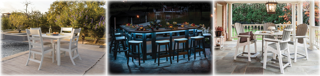 Poly Table Sets - Patio Furniture | Green Acres Outdoor Living