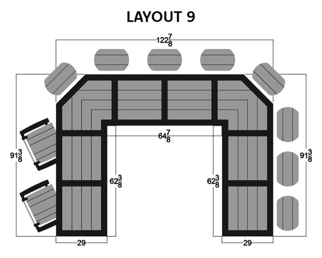 Tacoma Bar - Layouts | Green Acres Outdoor Living