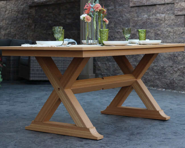 Poly 6' X Brace Table | Green Acres Outdoor Living