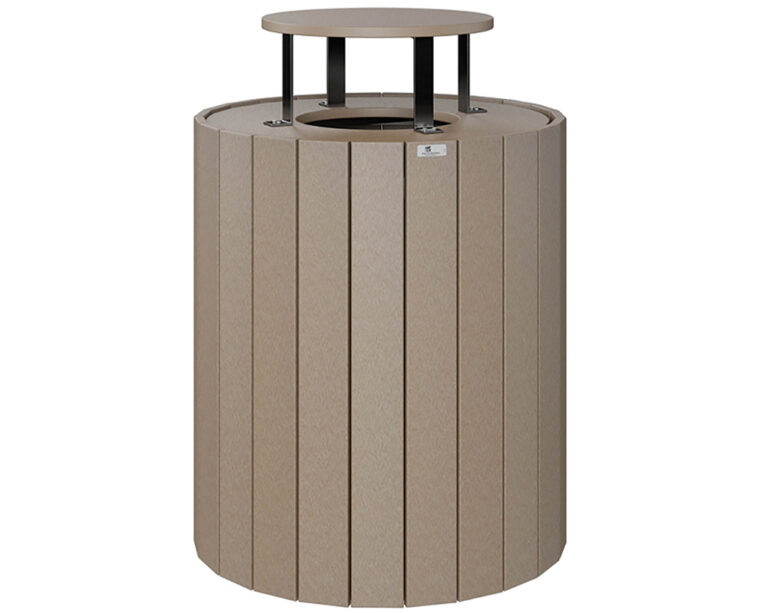 Round Trash Can | Green Acres Outdoor Living