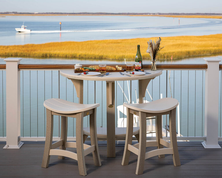 Great Bay Half Round Tables | Green Acres Outdoor Living