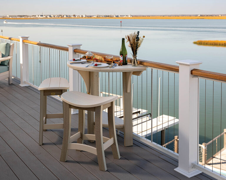 Great Bay Half Round Tables | Green Acres Outdoor Living